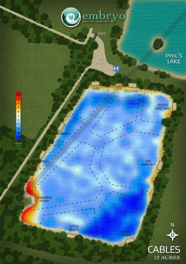 Cables lake - Embryo Angling